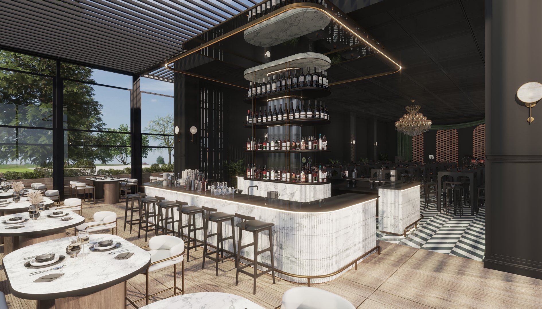 3D Bar-Club - TurboSquid 2349417