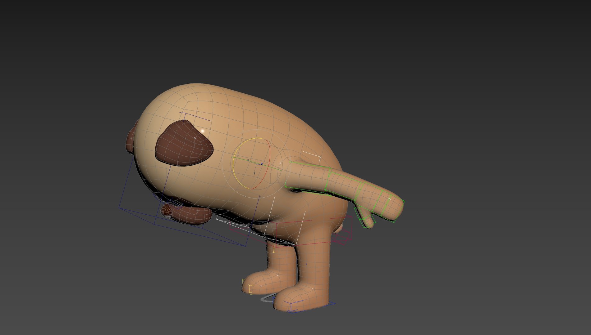 3D Rigged Pug Dog Character model - TurboSquid 2021148