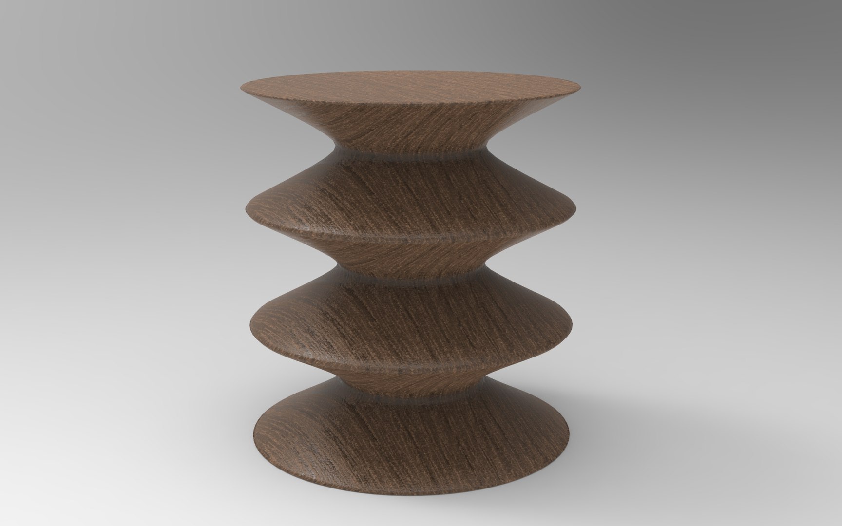 3D Zigzag Side Table - TurboSquid 2013883