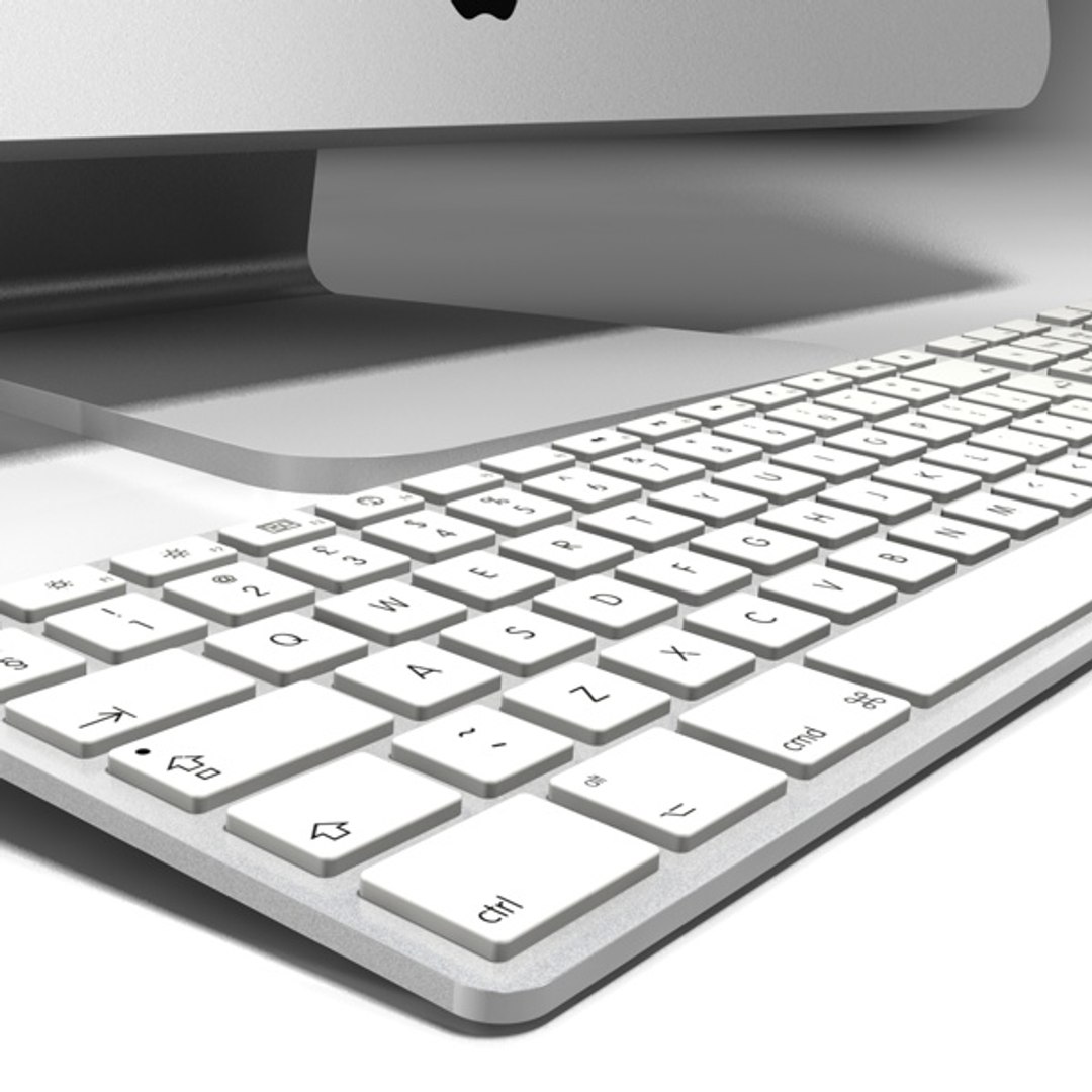 Apple Imac Keyboard 3d C4d