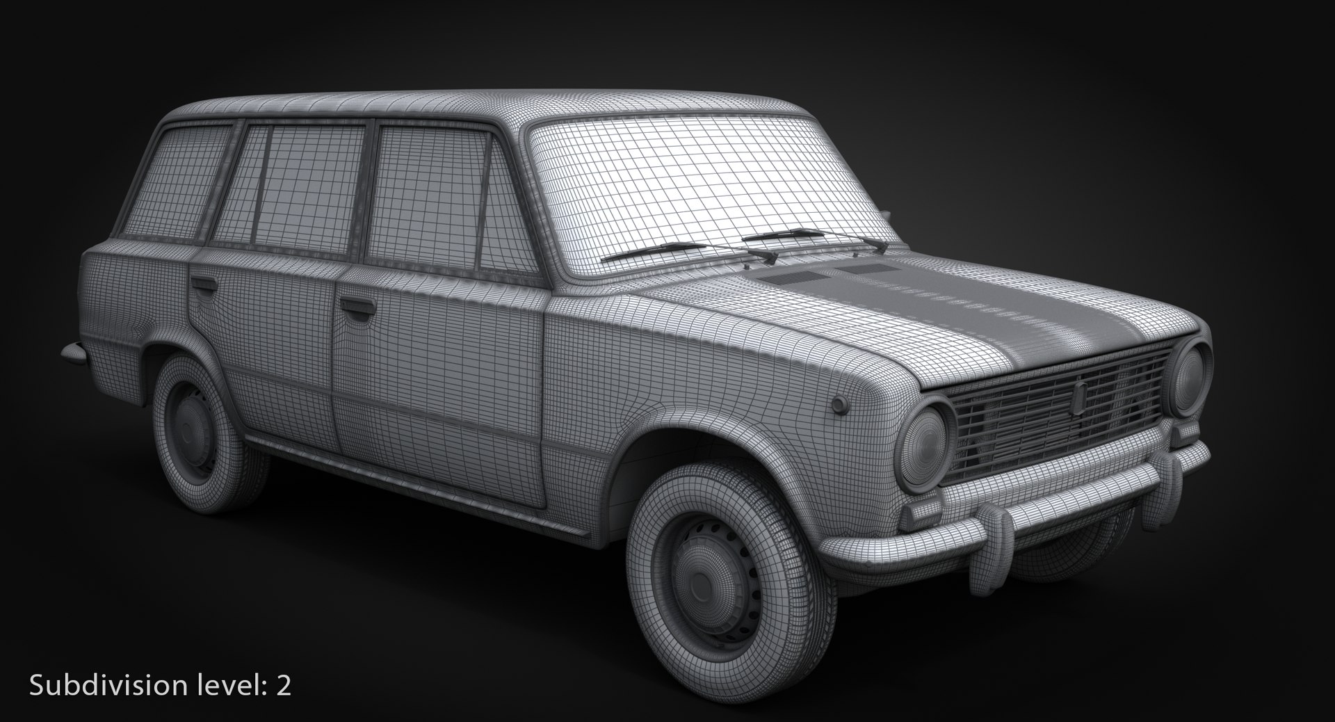 3D Model Vaz 2102 - TurboSquid 1250295