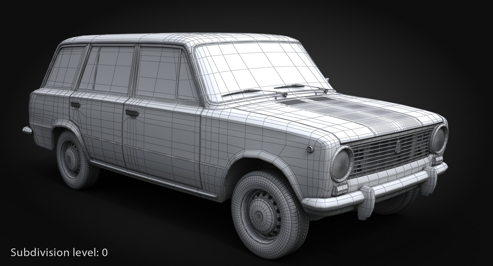 3D Model Vaz 2102 - TurboSquid 1250295