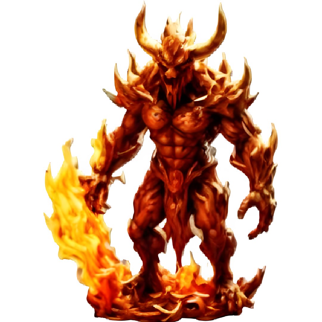 3D Infernal Demon Lord Collectible Figure Series Model - TurboSquid 2296356
