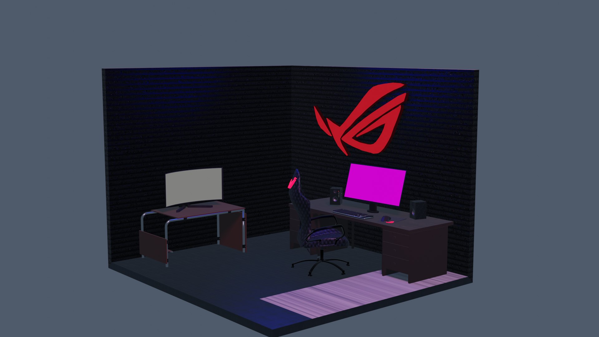 Gaming Room 3D model - TurboSquid 1918774