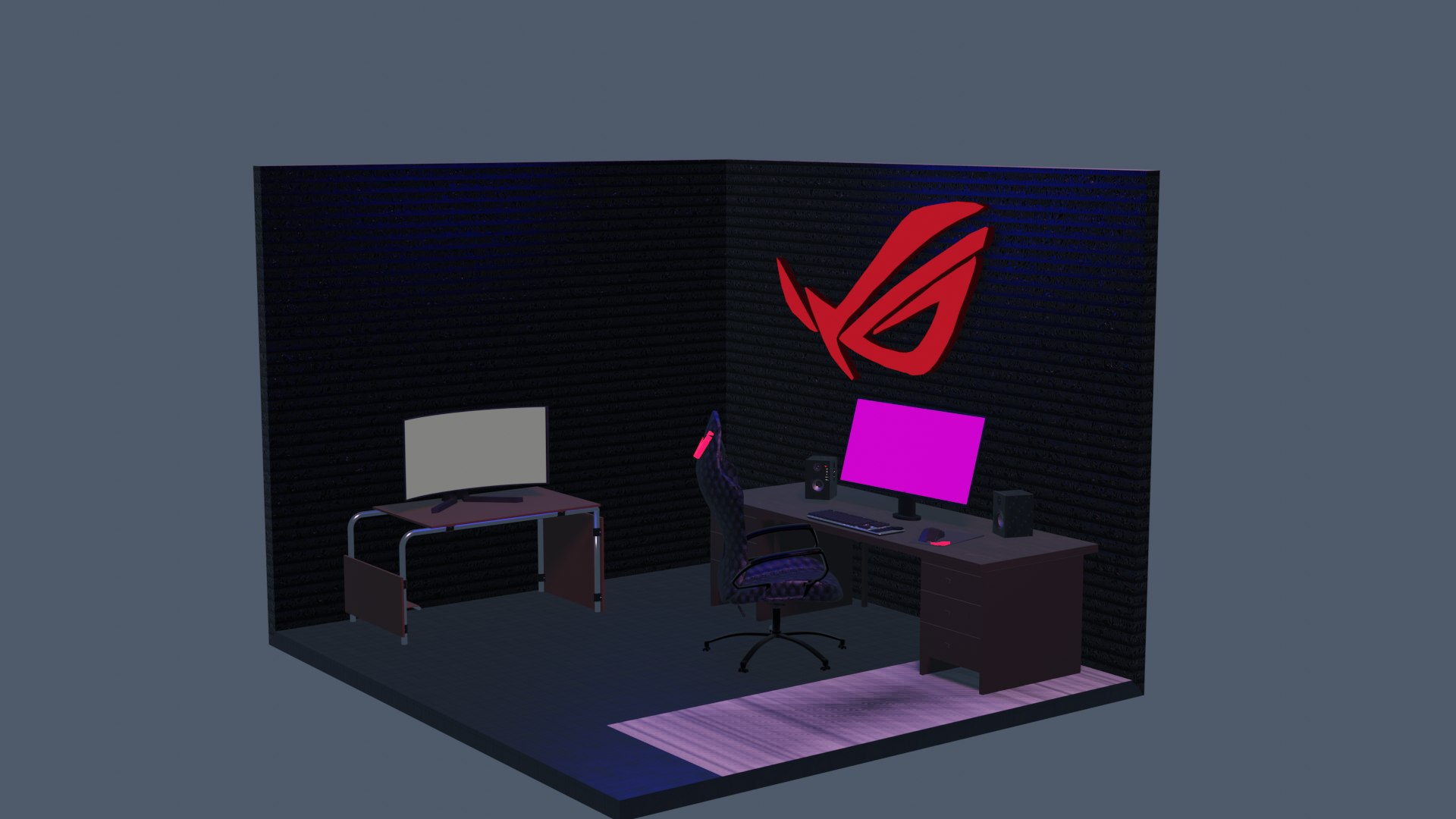 Gaming Room 3D model - TurboSquid 1918774