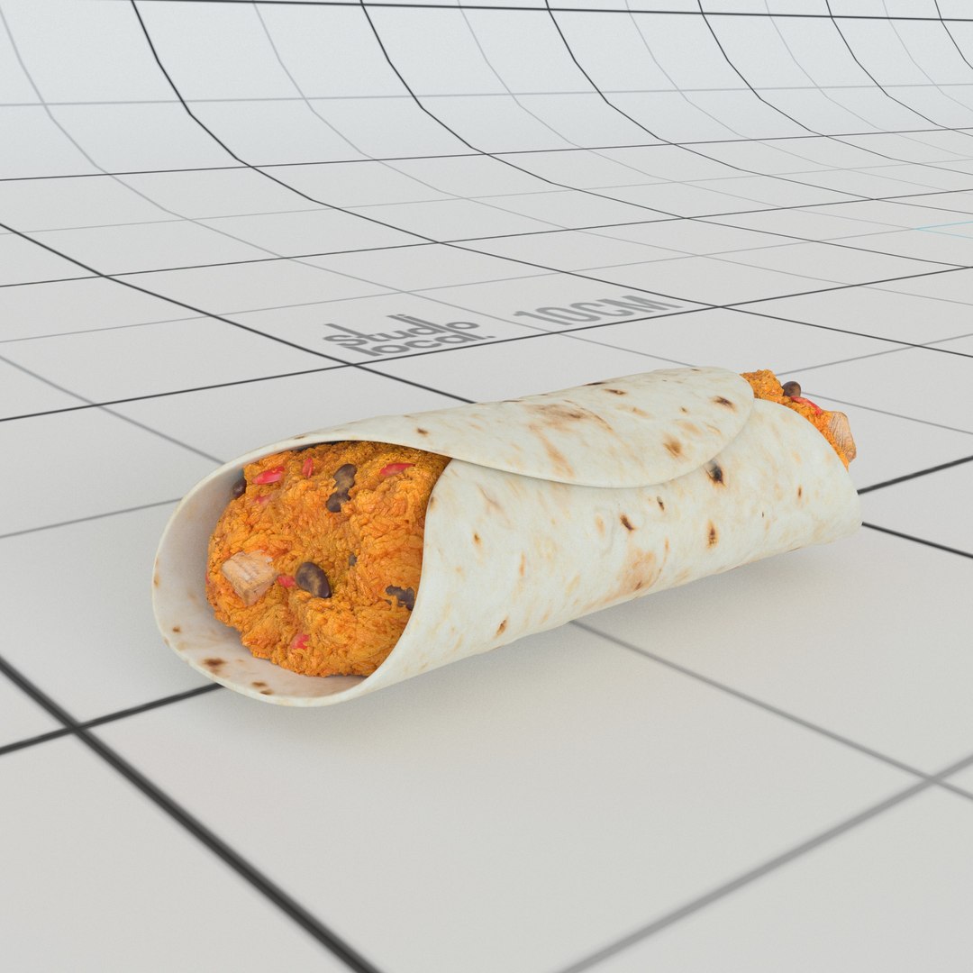 Burrito Model - TurboSquid 1204008