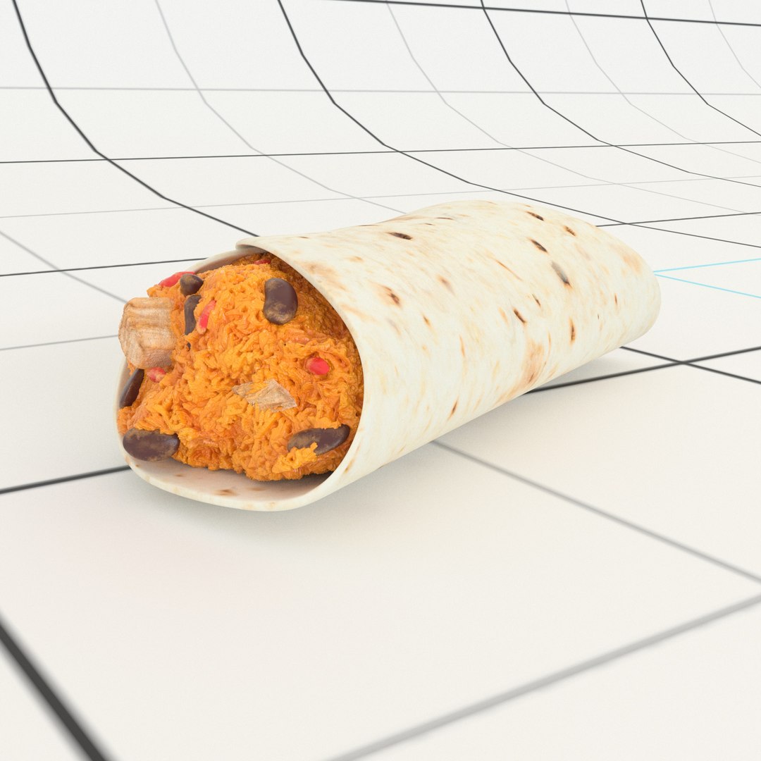 Burrito Model - TurboSquid 1204008
