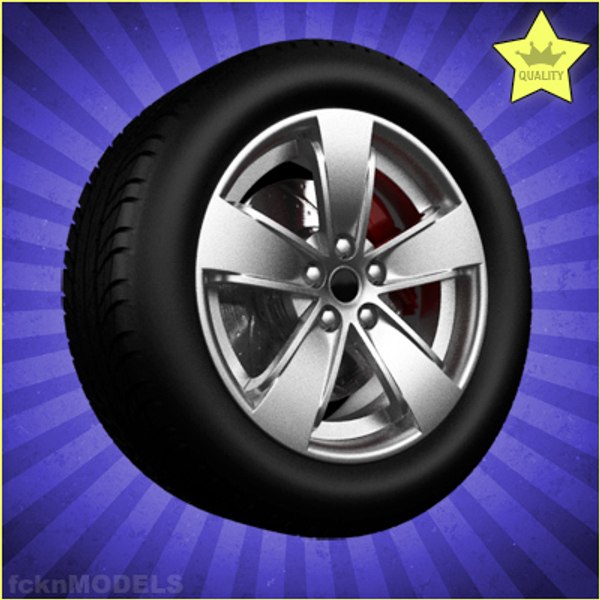 modelo 3d Rueda de coche 085 - TurboSquid 512404