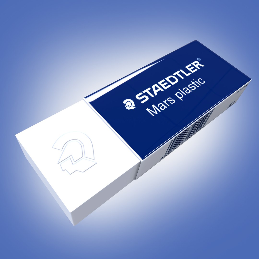 Staedtler Eraser 3d Model