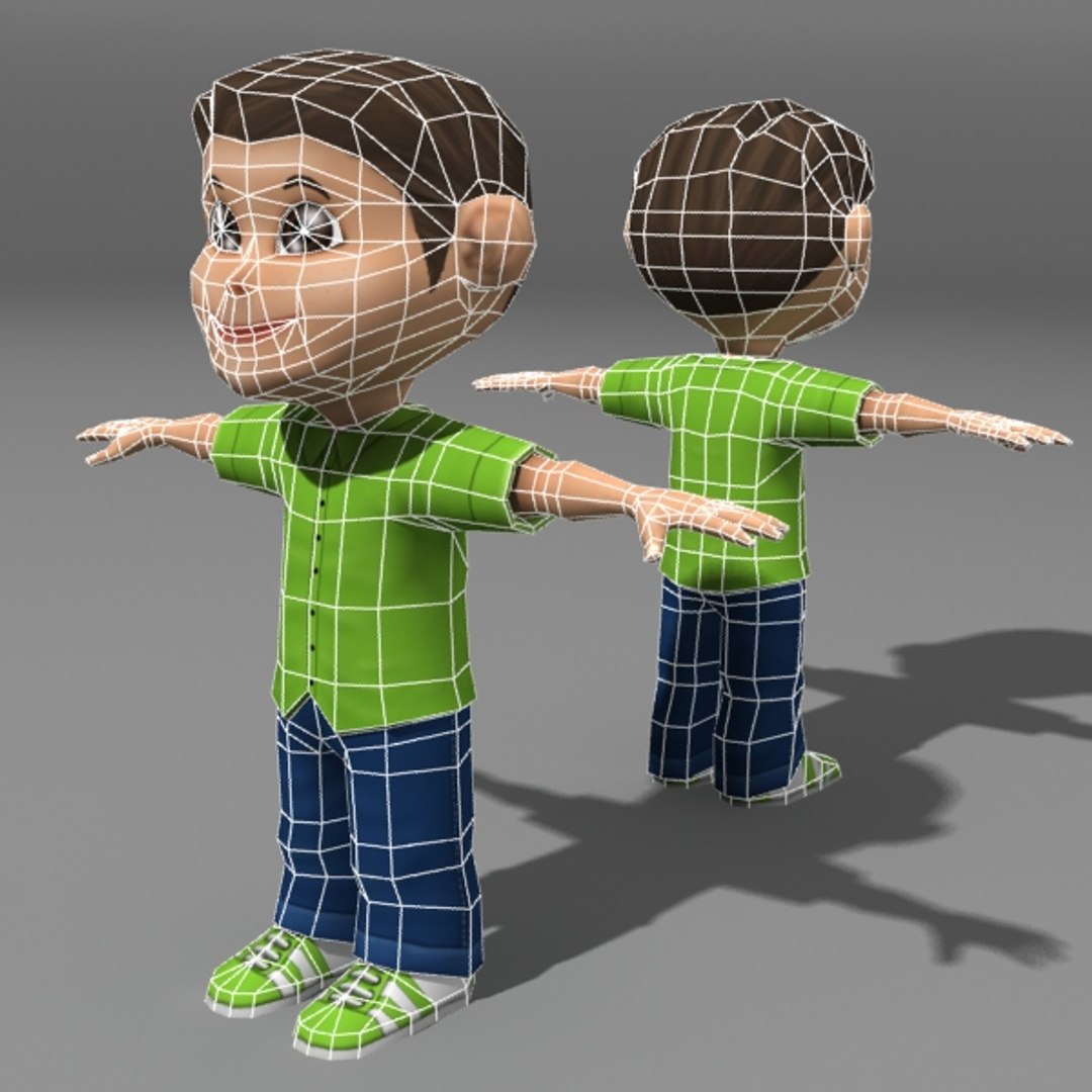 3d Kid Human