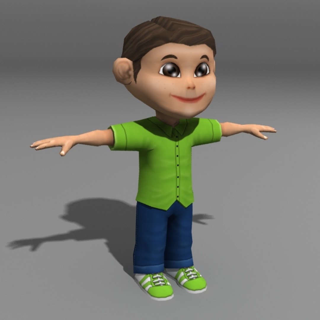 3d Kid Human