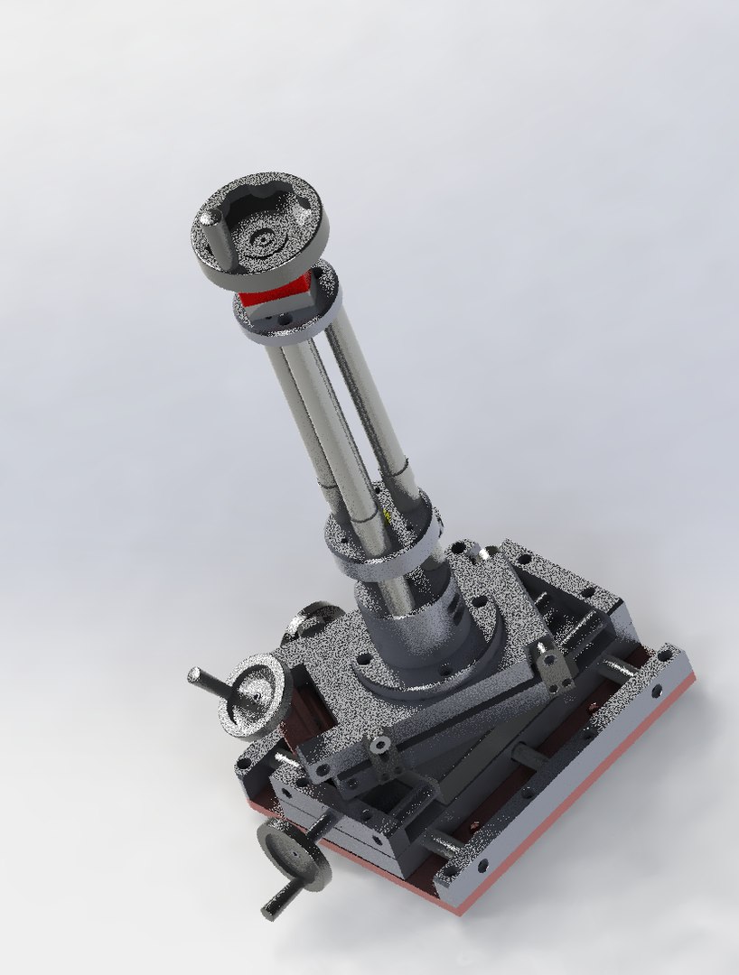 3D axis fine-tuning mechanism model - TurboSquid 1310030