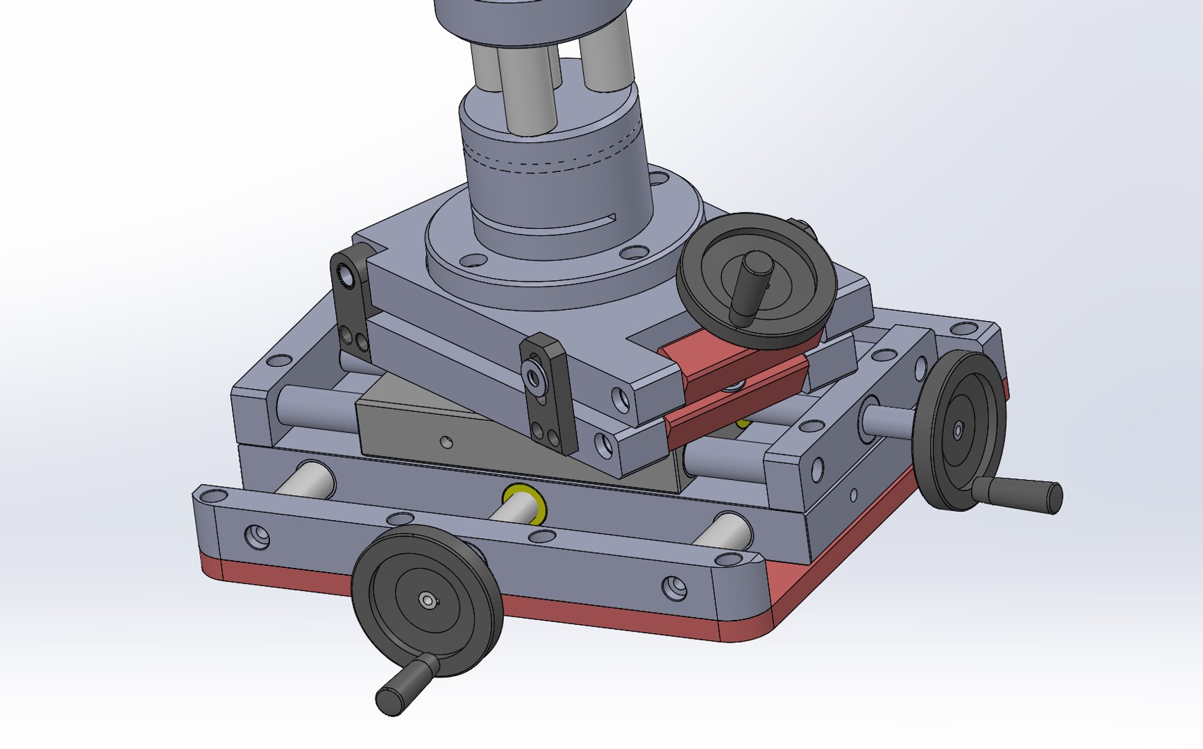 3D axis fine-tuning mechanism model - TurboSquid 1310030