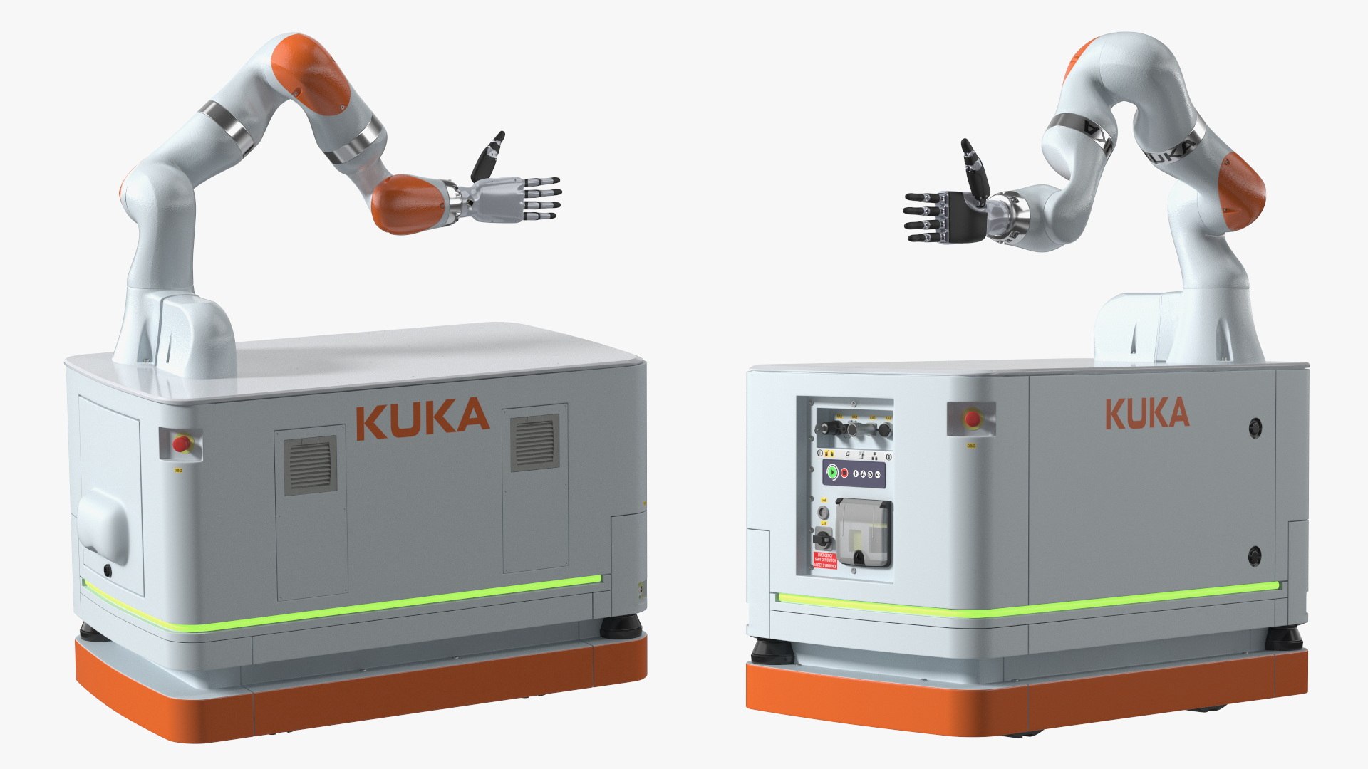 3D Mobile Robot KUKA And Dexterous Hand Model - TurboSquid 2328750
