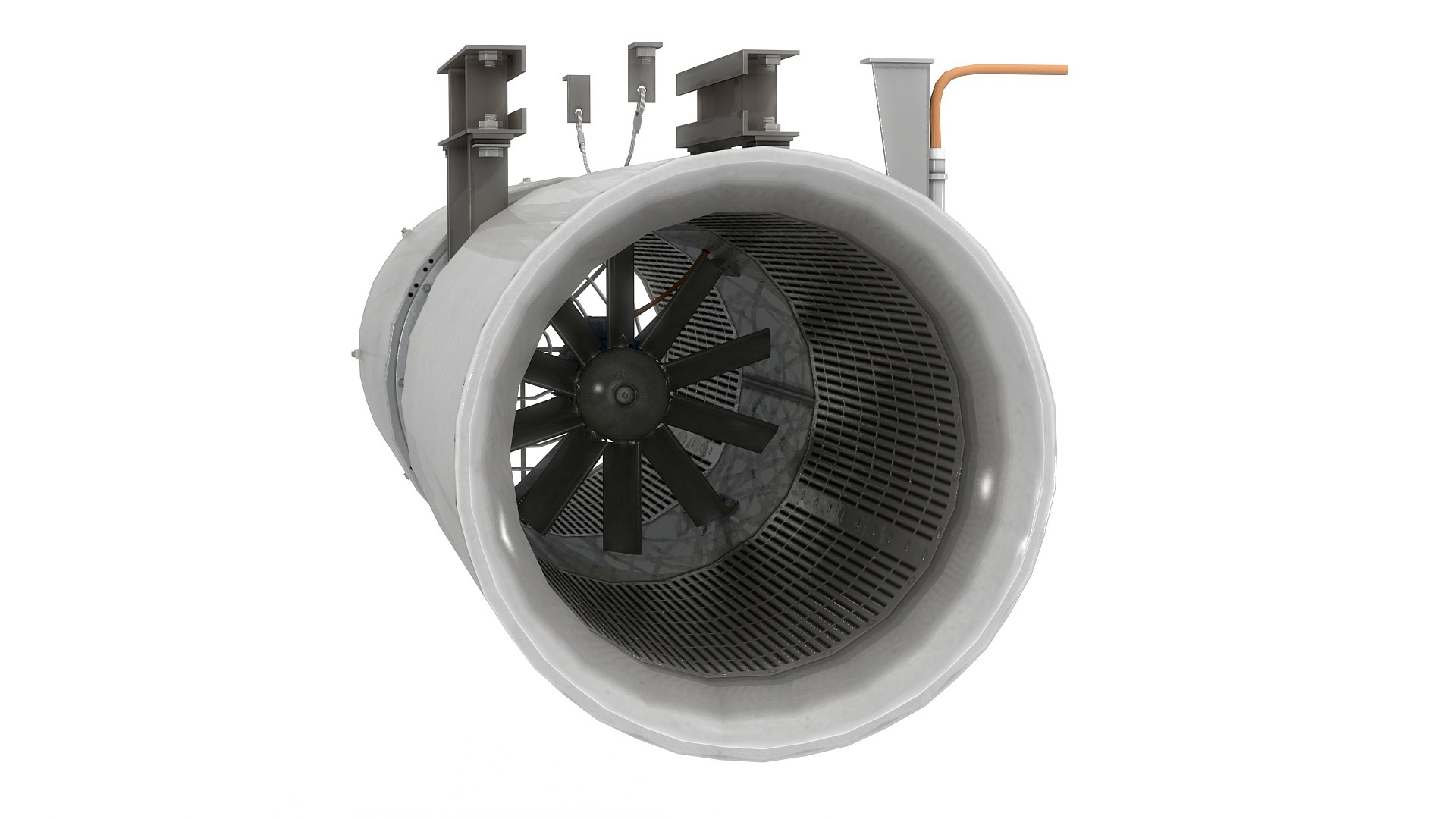 3D Tunnel Ventilation Fan 1 - TurboSquid 2136648