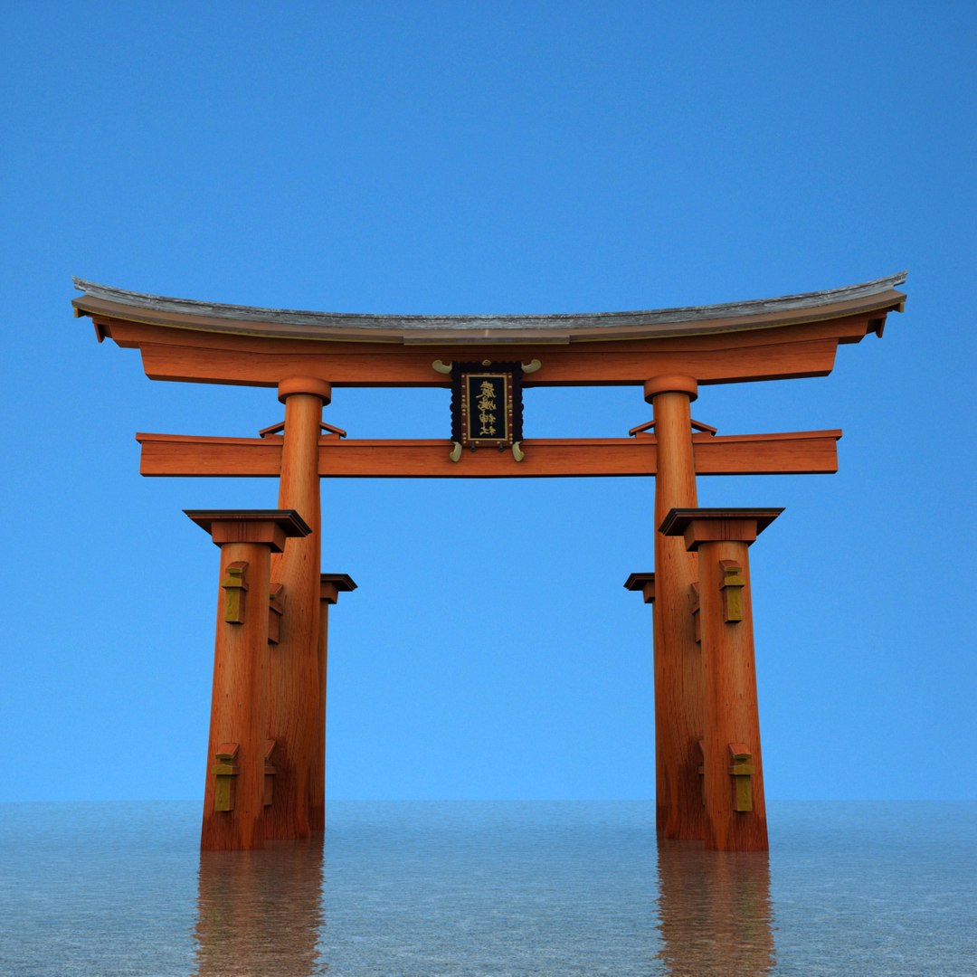 Gate Torii 3d Max