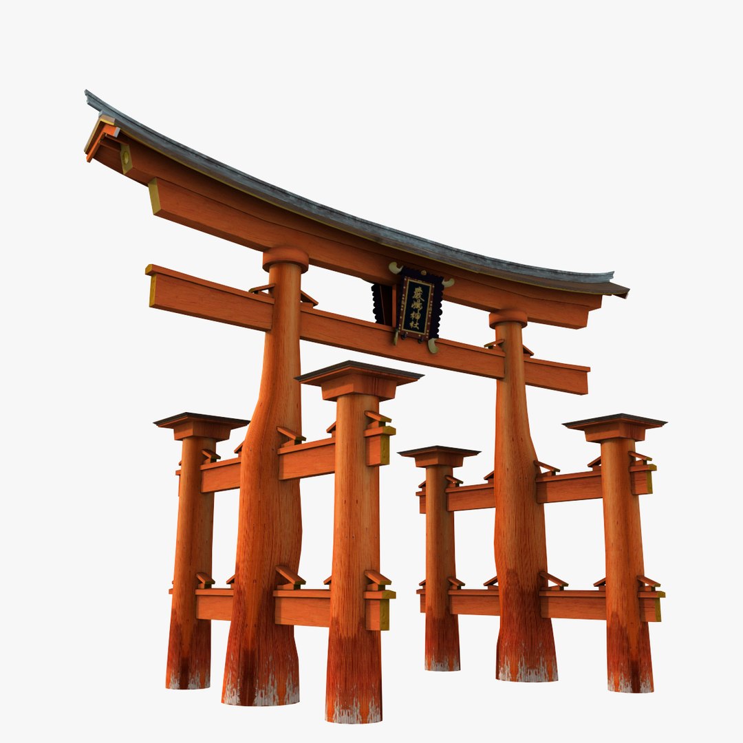 Gate Torii 3d Max