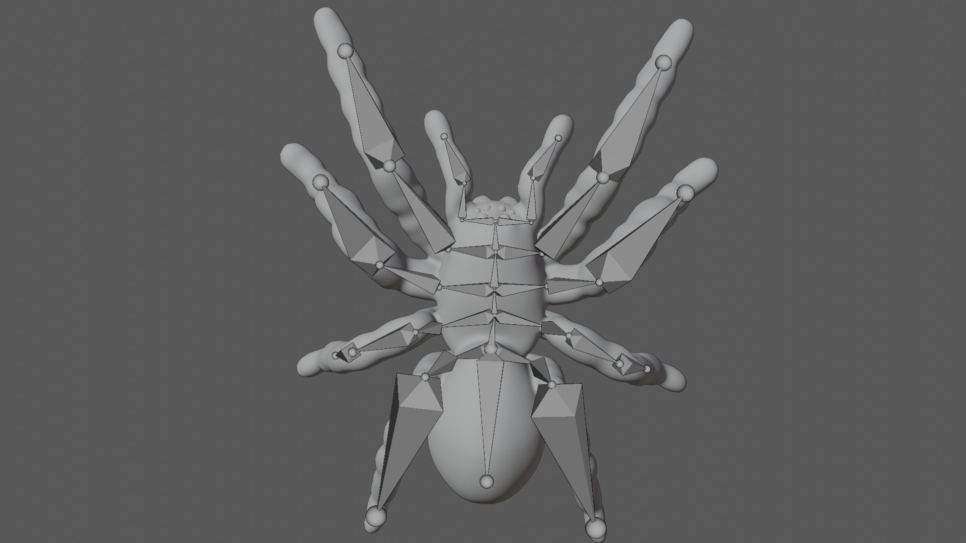 3D Fully Rigged Low Poly Tarantula - TurboSquid 1761621
