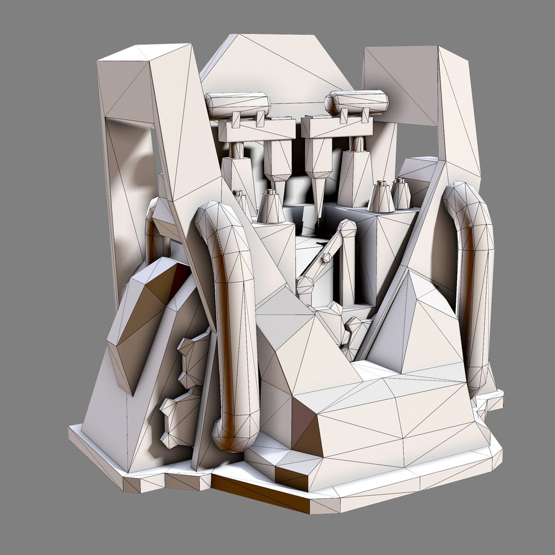 max low-poly craft machines armor
