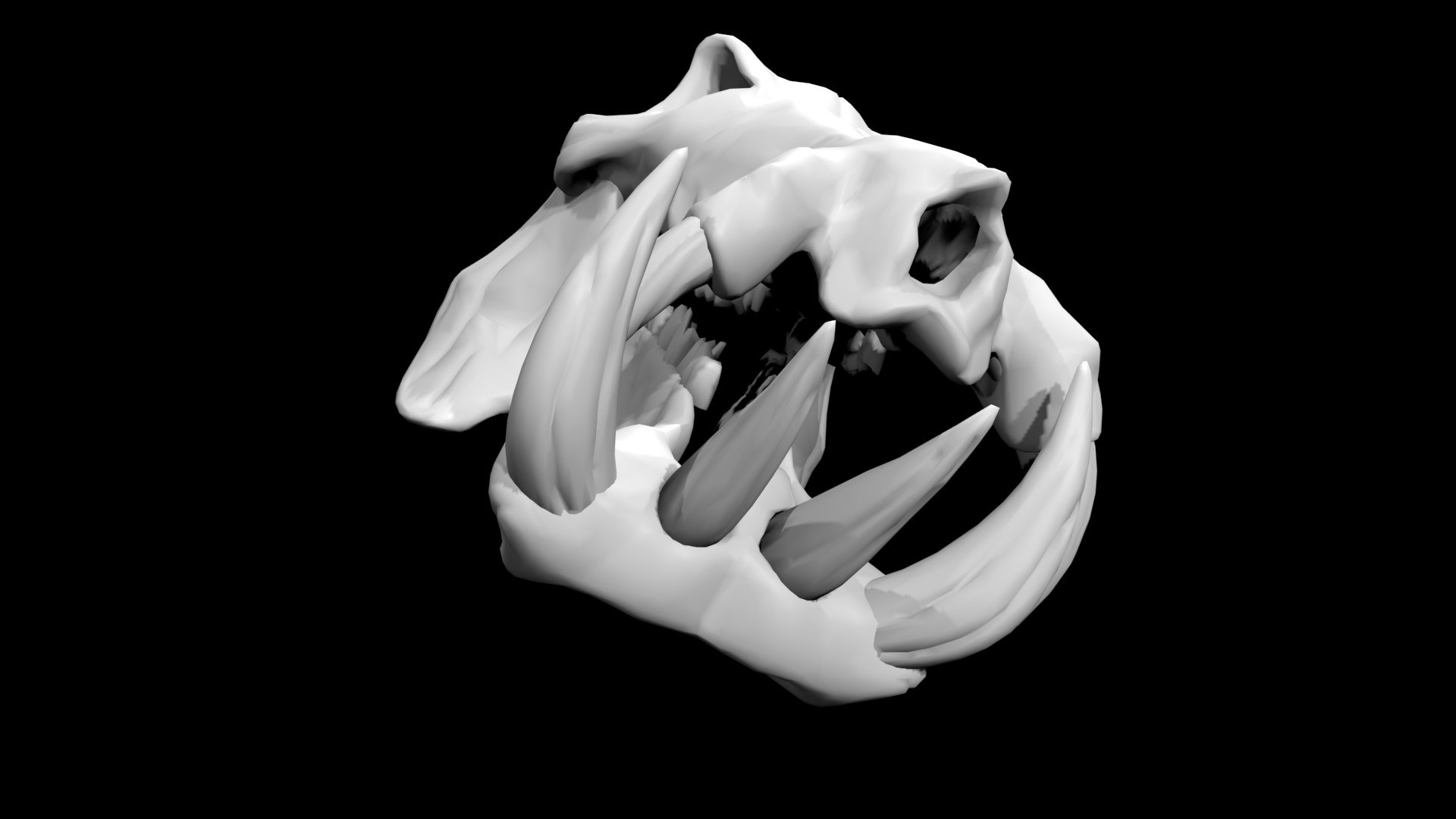 3D Rigged Hippo Skull Model - TurboSquid 1853937