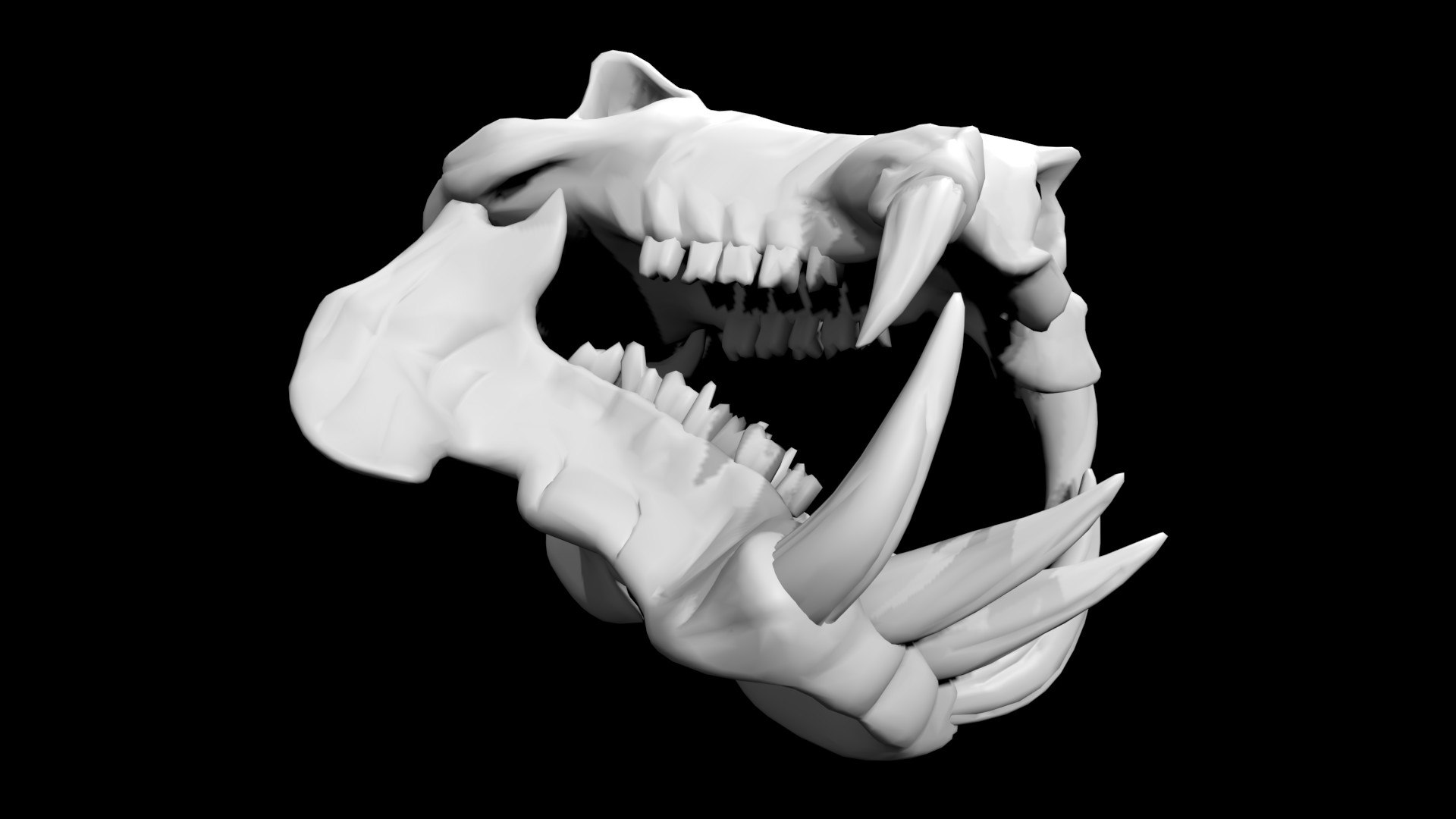 3D Rigged Hippo Skull Model - TurboSquid 1853937