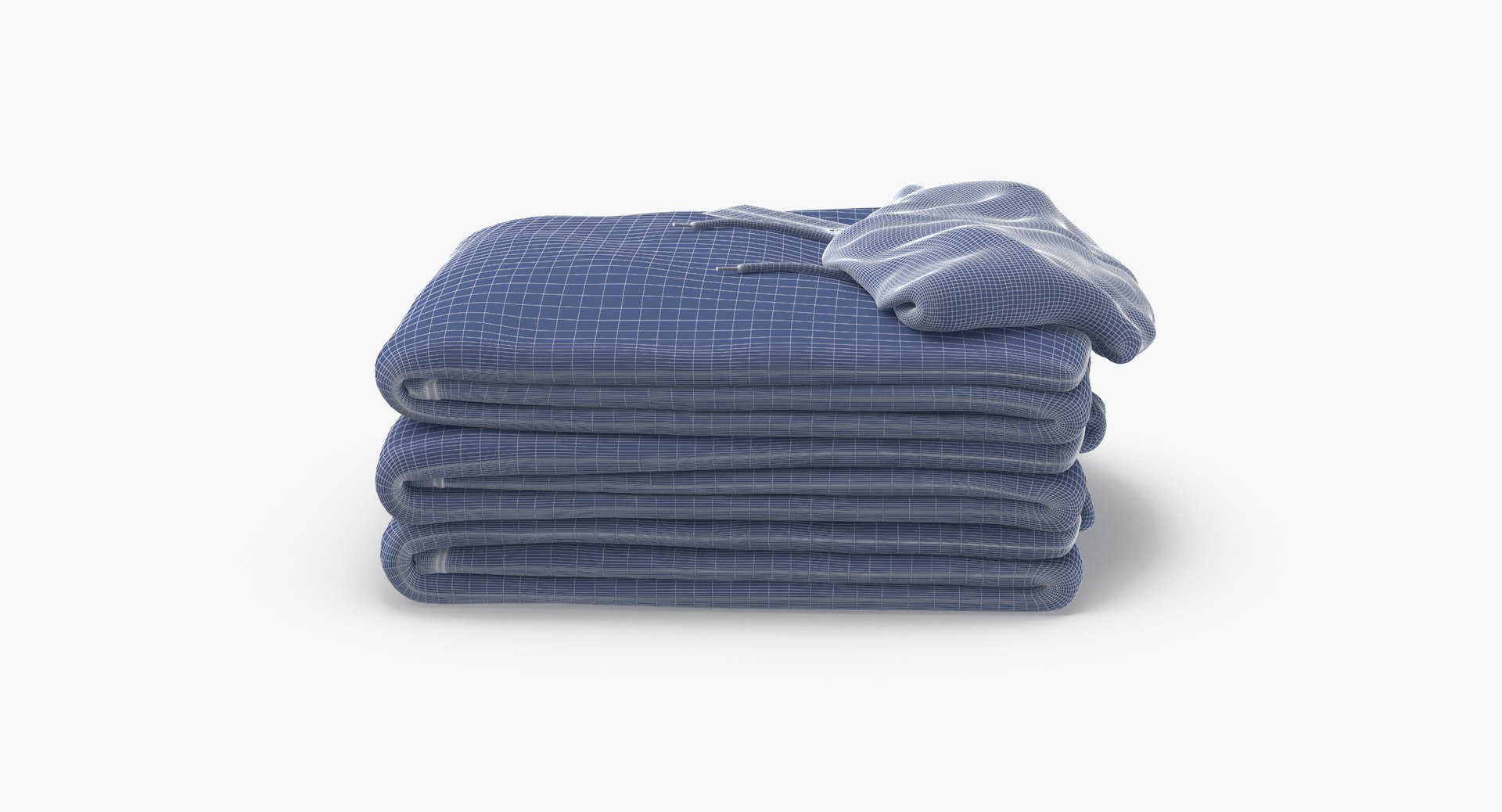 Male Standard Hoodie Folded 3D Model - TurboSquid 1202643