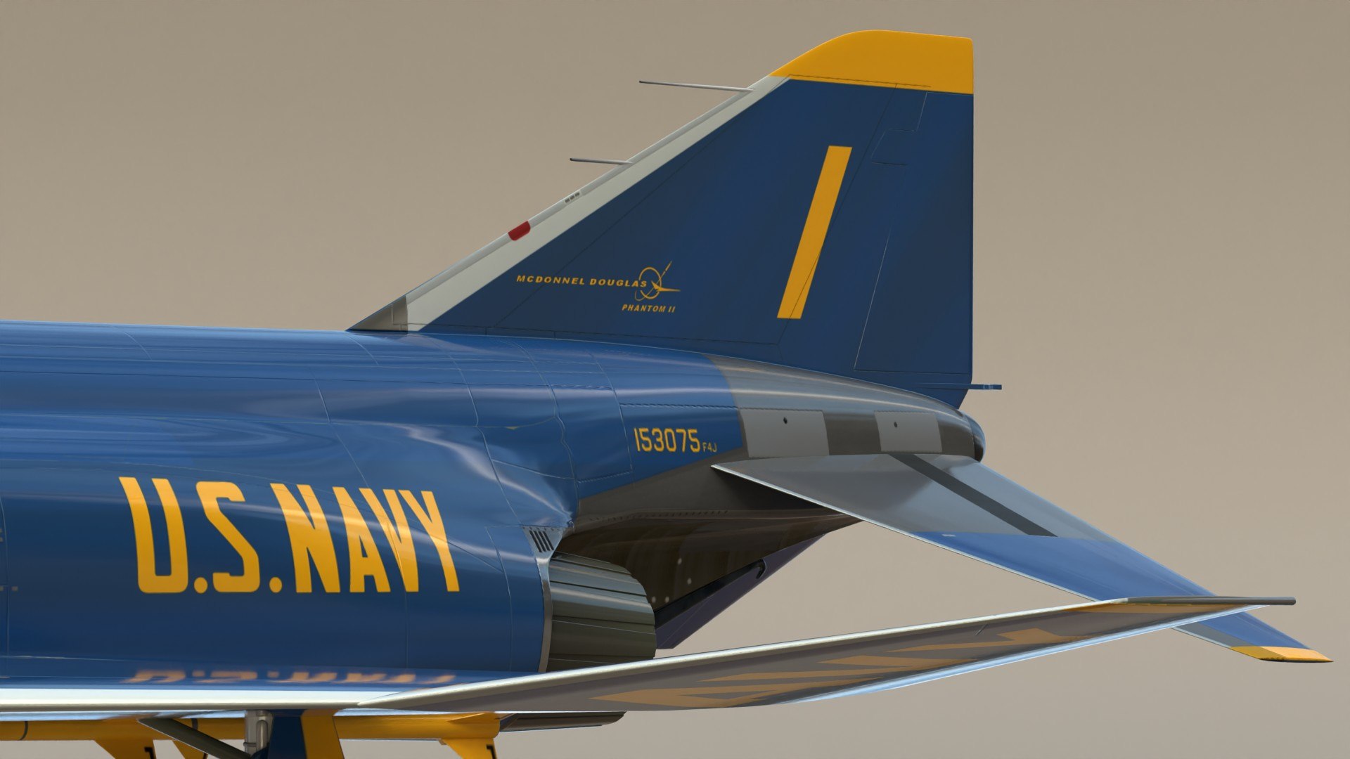 Blue Angels Phantom II SC 3D Model - TurboSquid 2359877