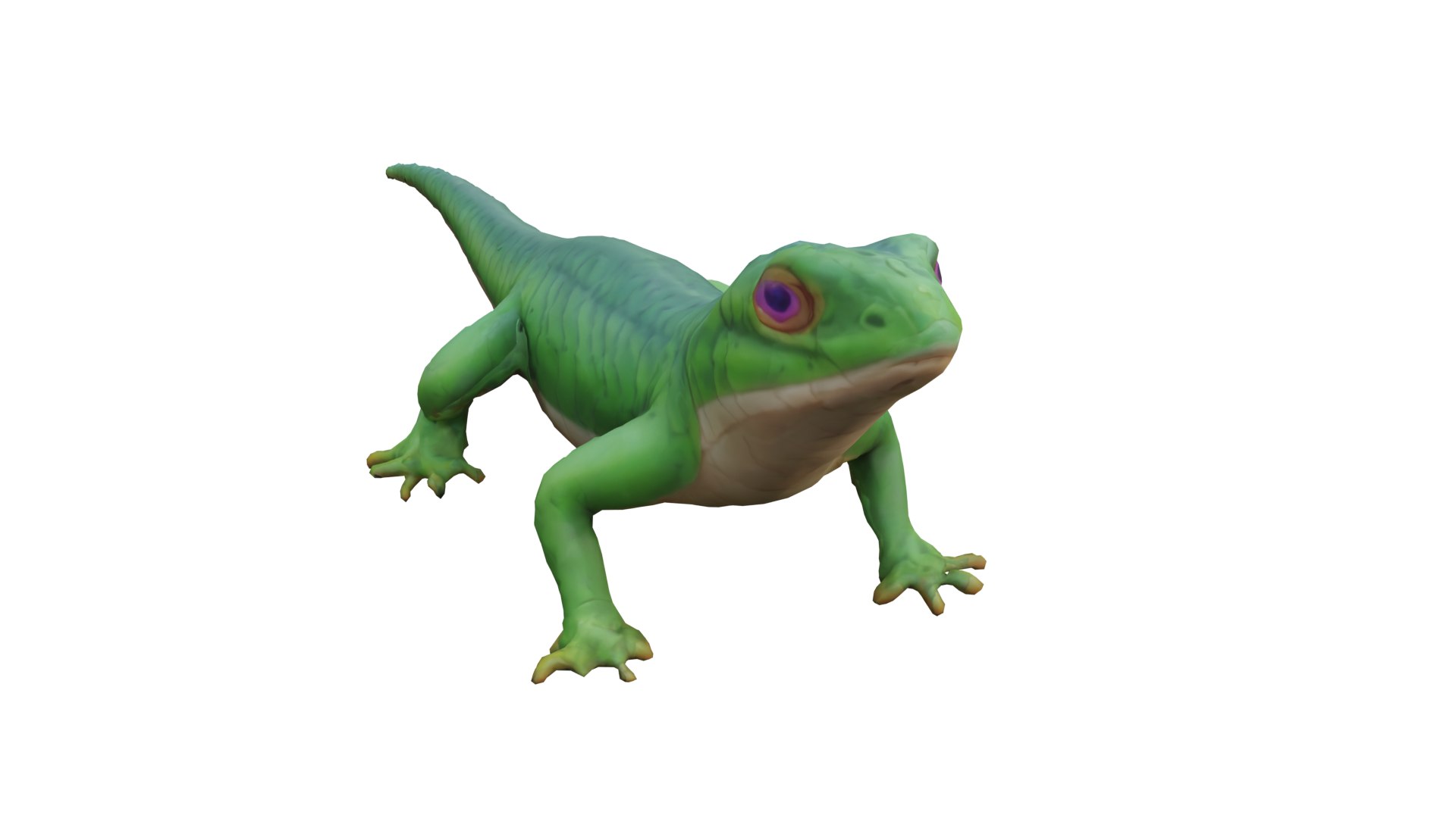 3D Lizard Low-poly - TurboSquid 2311436