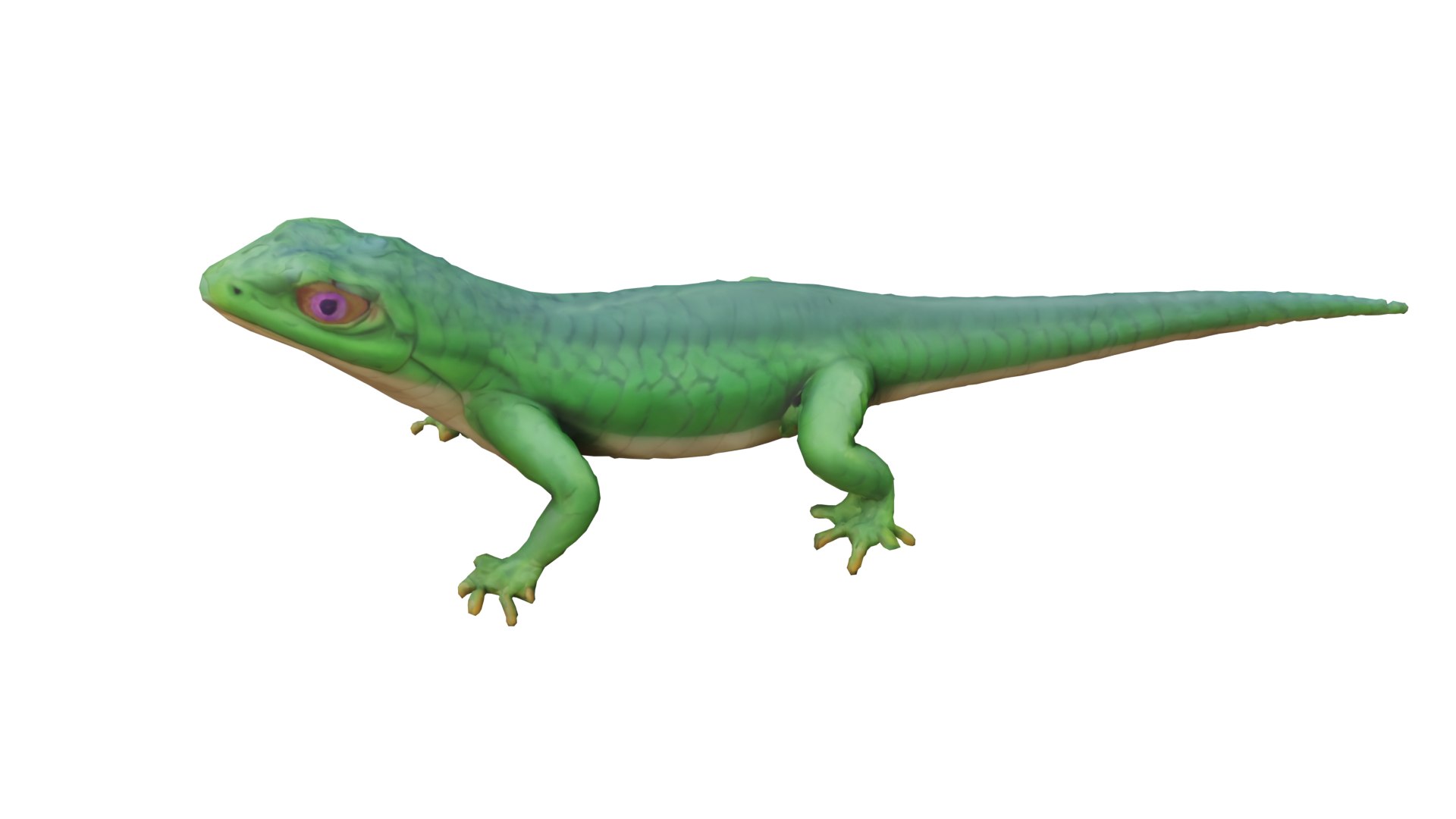 3D Lizard Low-poly - TurboSquid 2311436