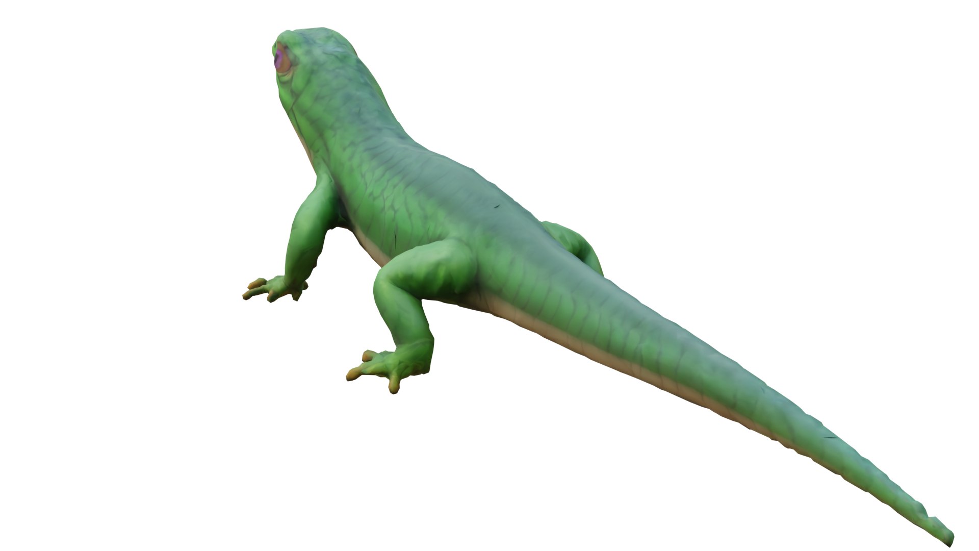 3D Lizard Low-poly - TurboSquid 2311436