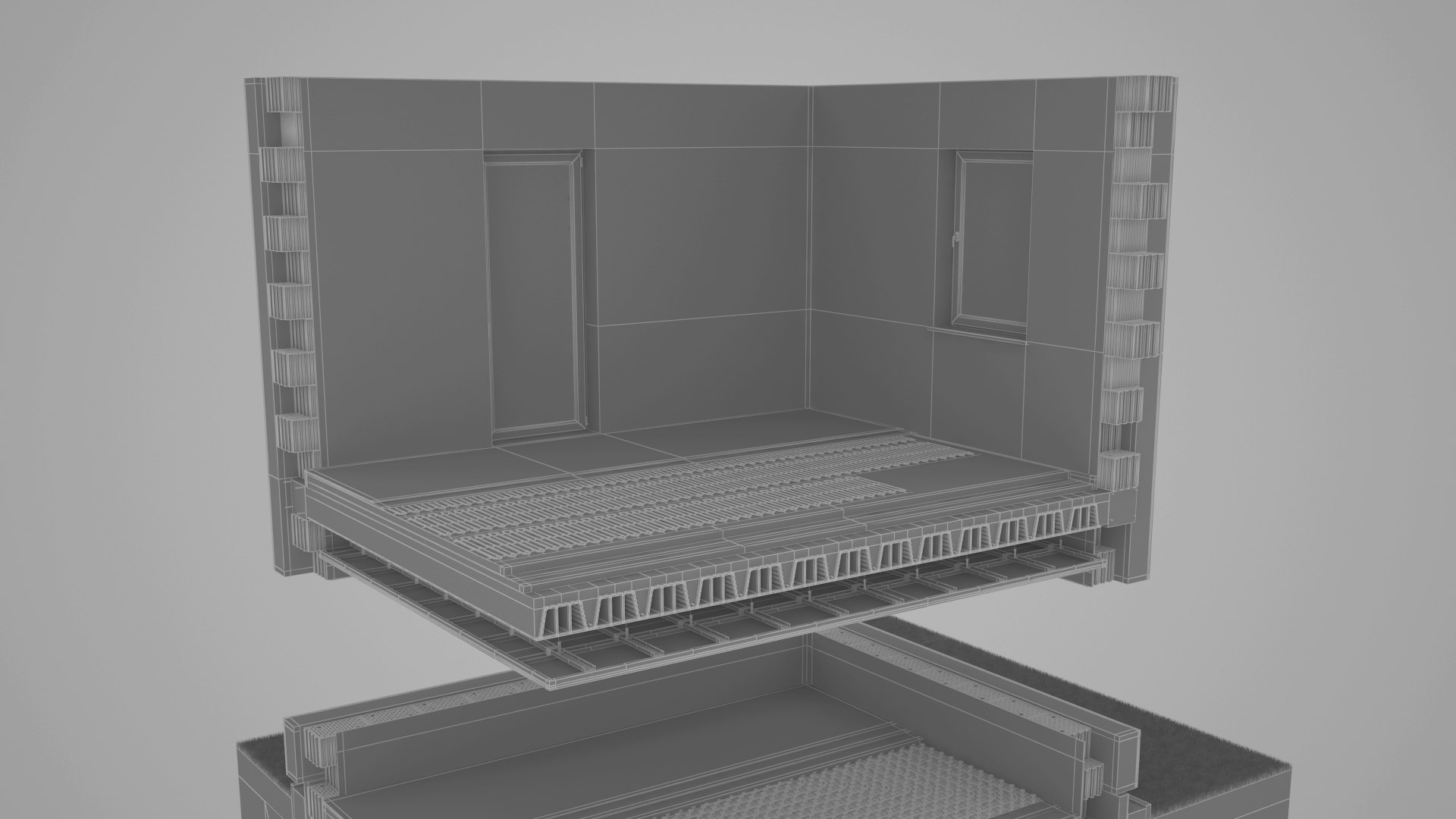 3D Building Section Details - TurboSquid 2029561