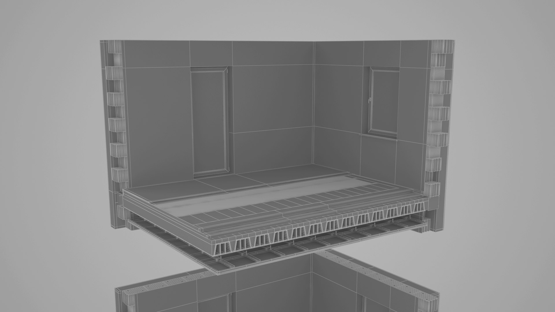 3D Building Section Details - TurboSquid 2029561