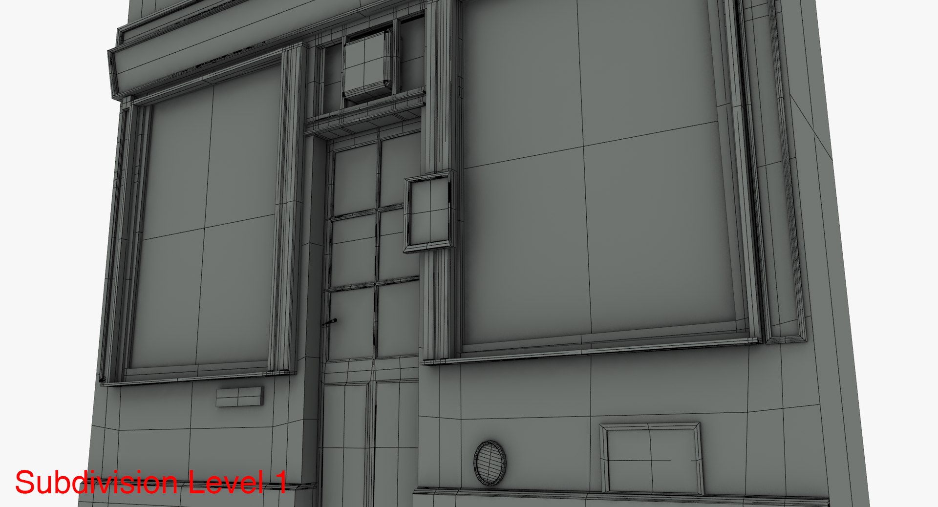 Typical Facade 3D Model - TurboSquid 1204280