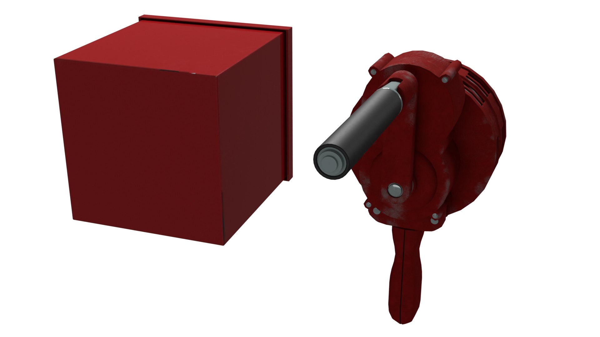 3D Model Handheld Siren - TurboSquid 2246787