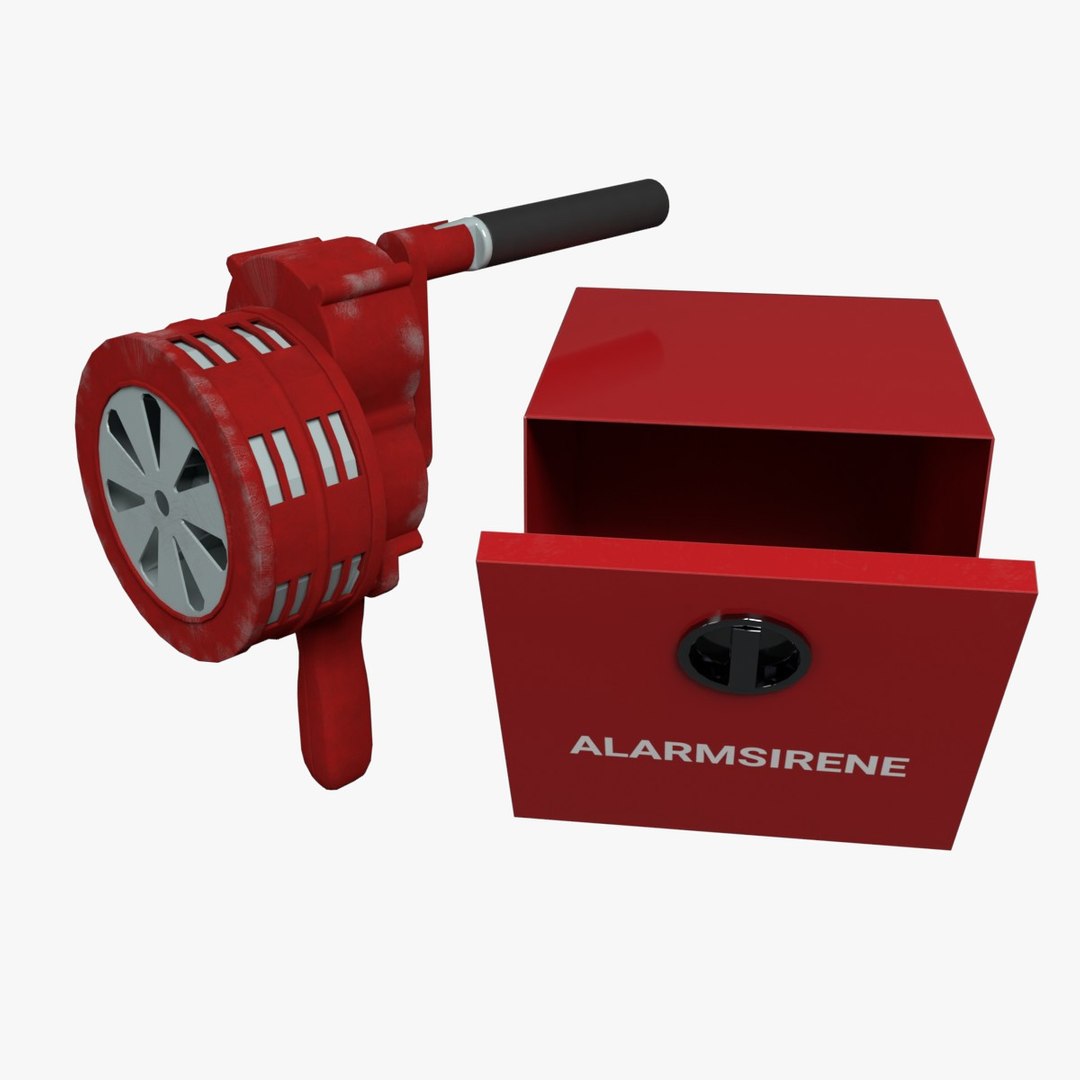 3D Model Handheld Siren - TurboSquid 2246787