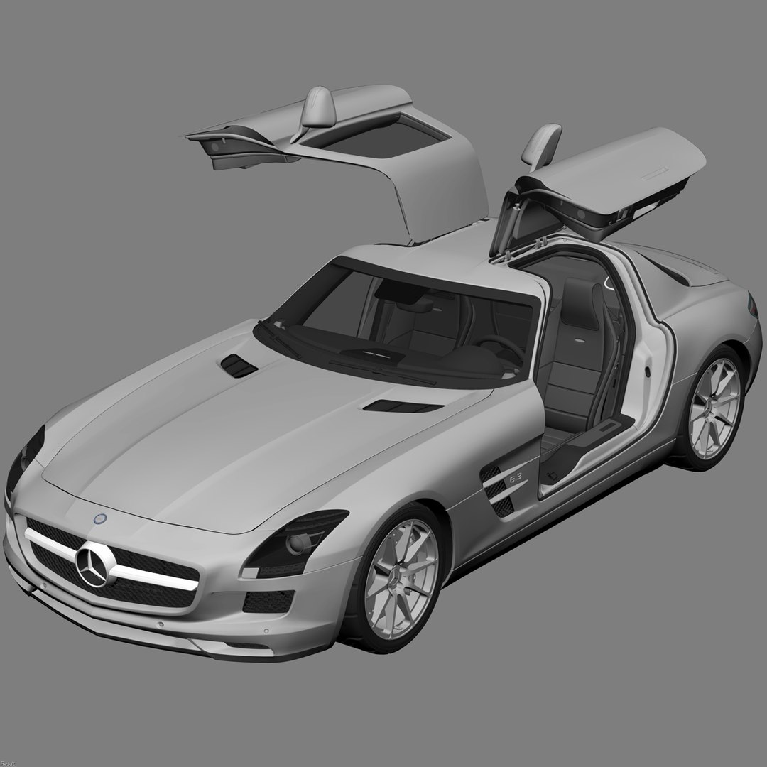Mercedes Benz Sls Amg 3d Model
