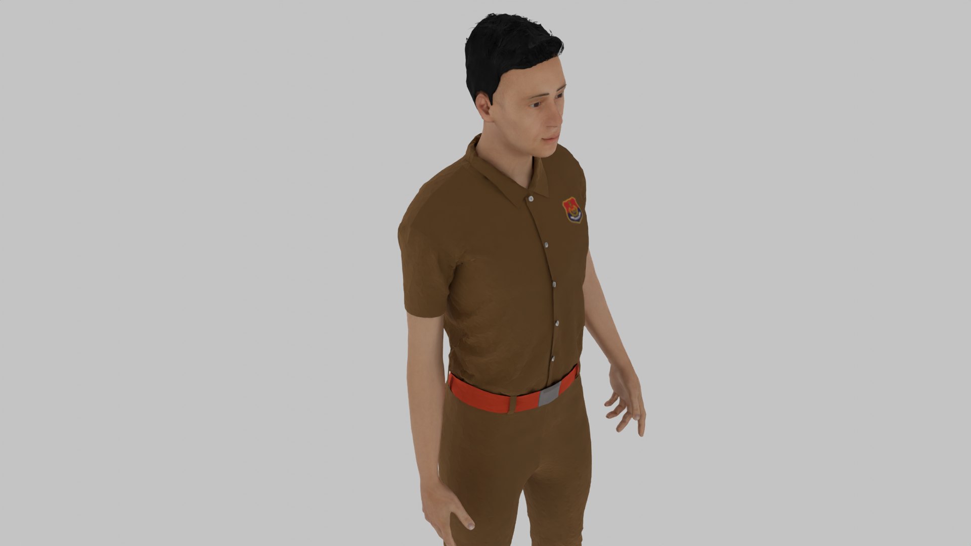 Indian Policeman 3D Model - TurboSquid 1971579
