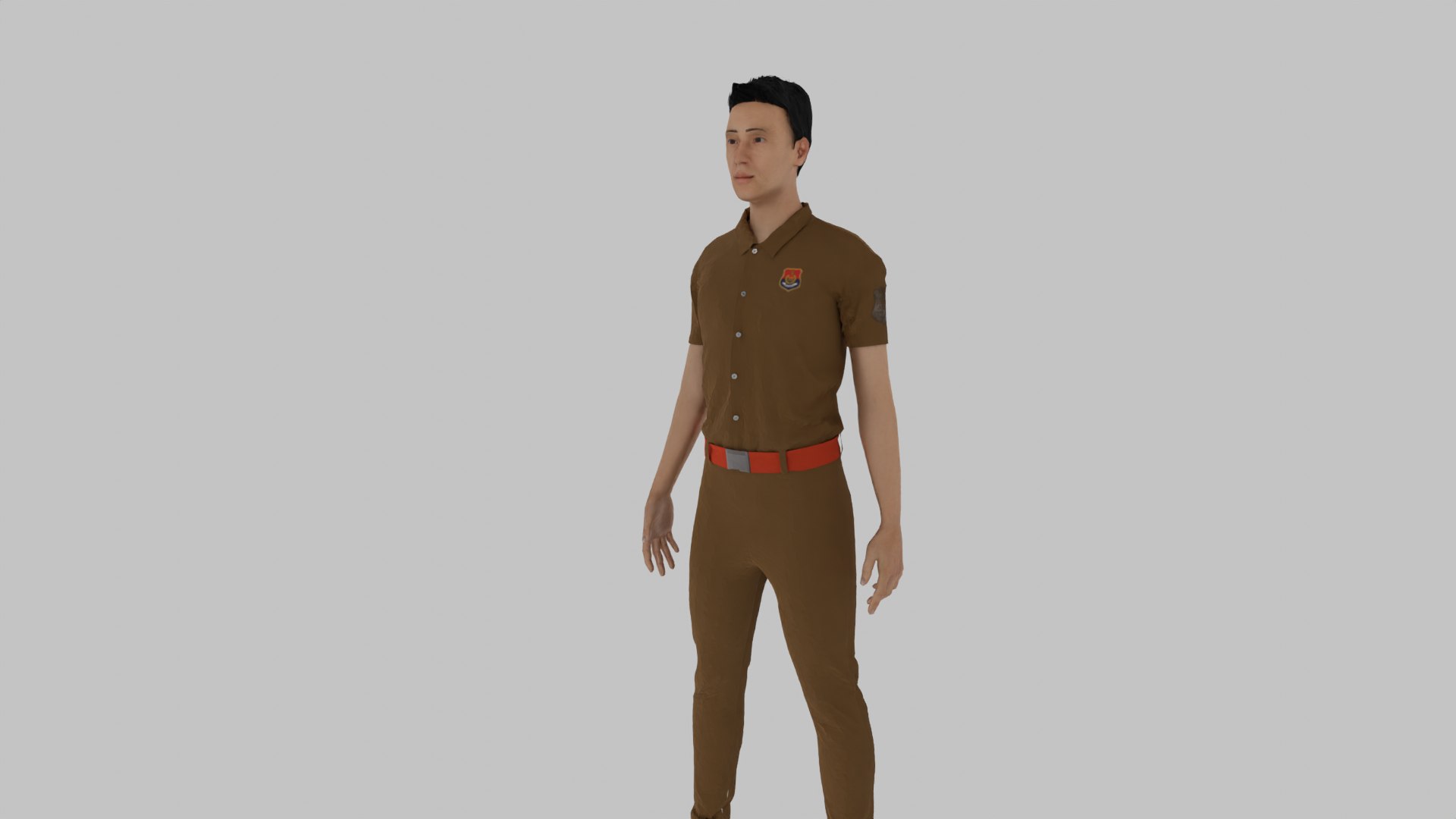 Indian Policeman 3D Model - TurboSquid 1971579