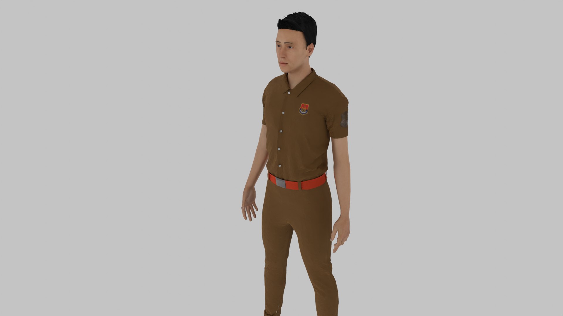 Indian Policeman 3D Model - TurboSquid 1971579