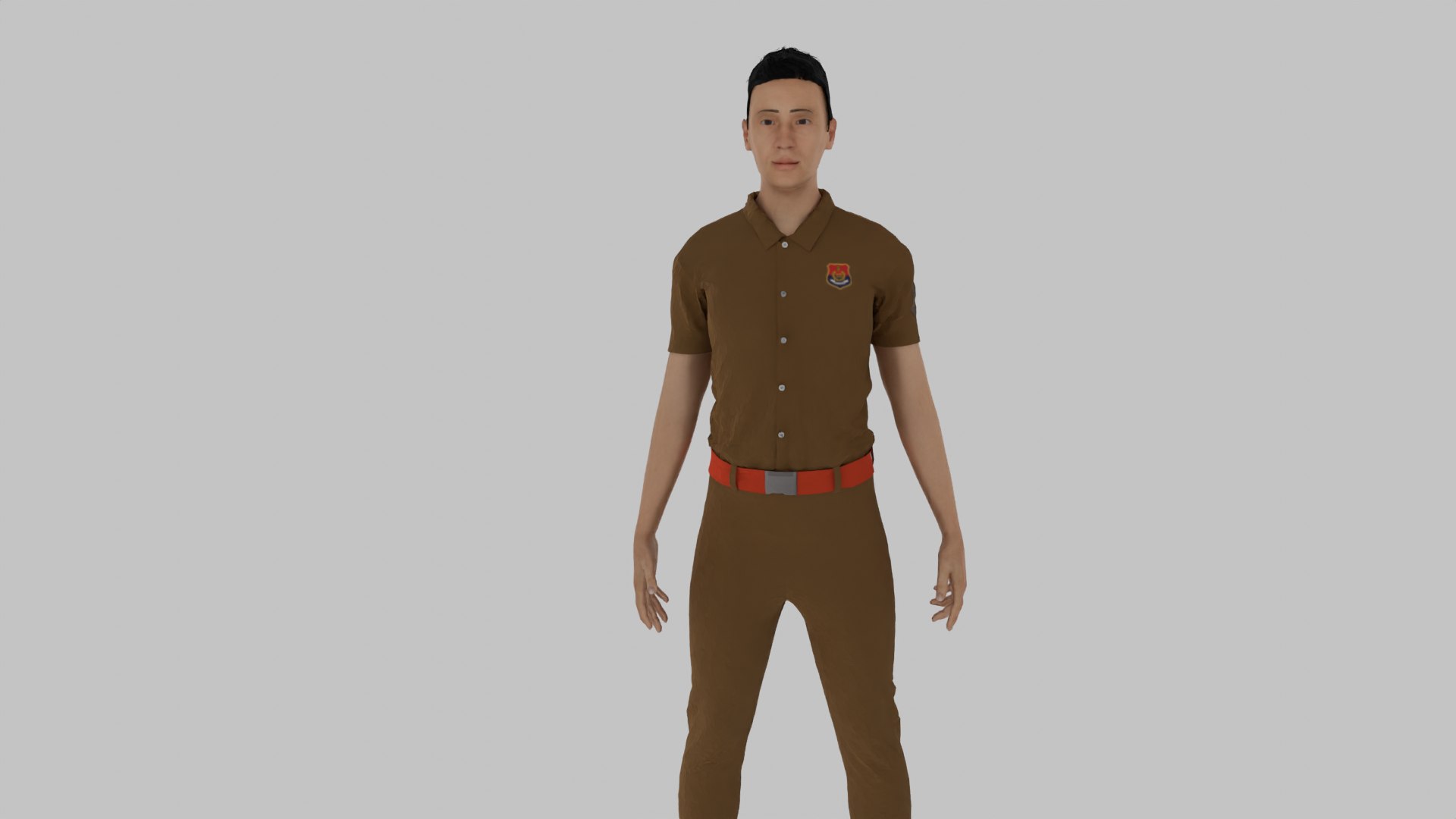 Indian Policeman 3D Model - TurboSquid 1971579