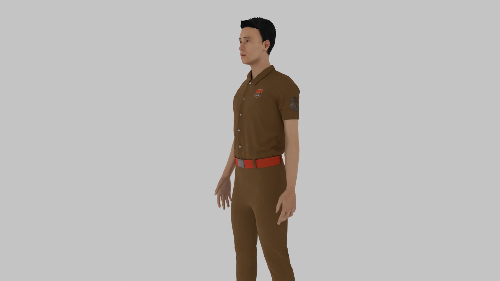 Indian Policeman 3D Model - TurboSquid 1971579