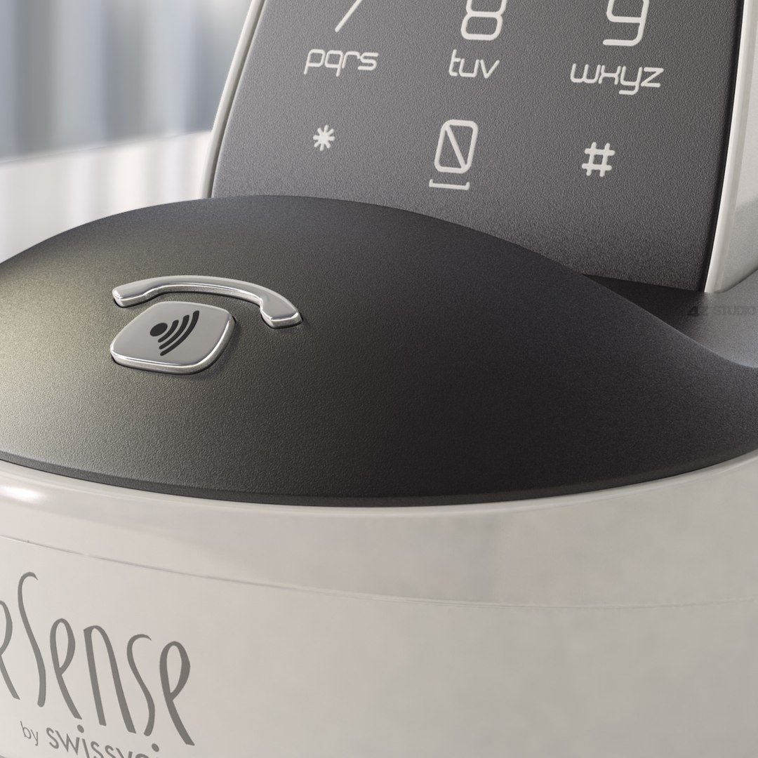 3d Model Swissvoice Esense Cordless Phone