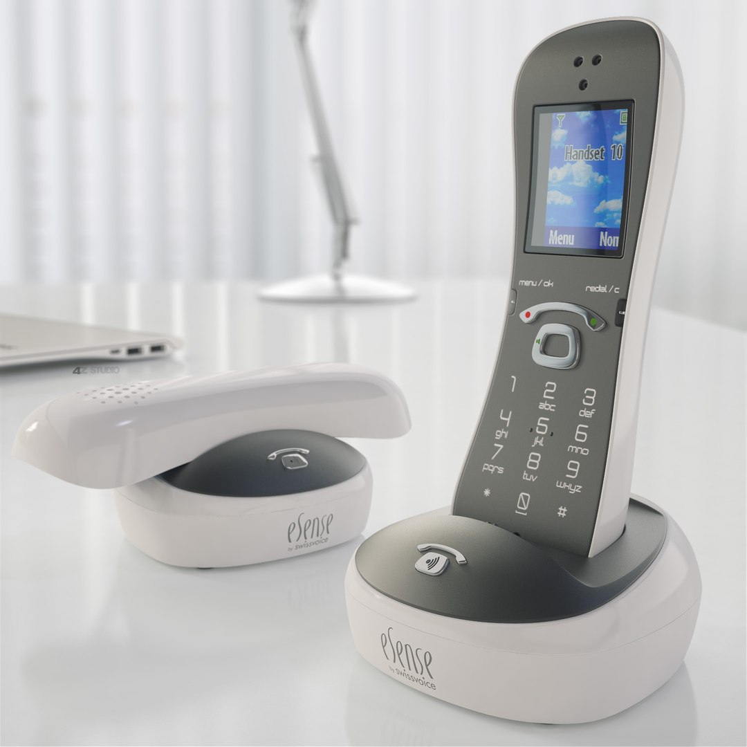 3d Model Swissvoice Esense Cordless Phone