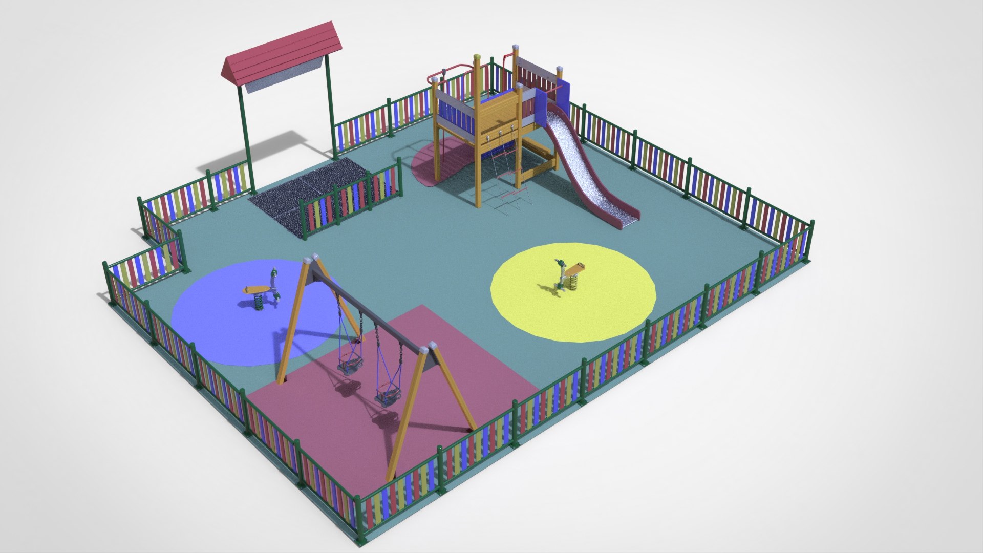 3d playground set