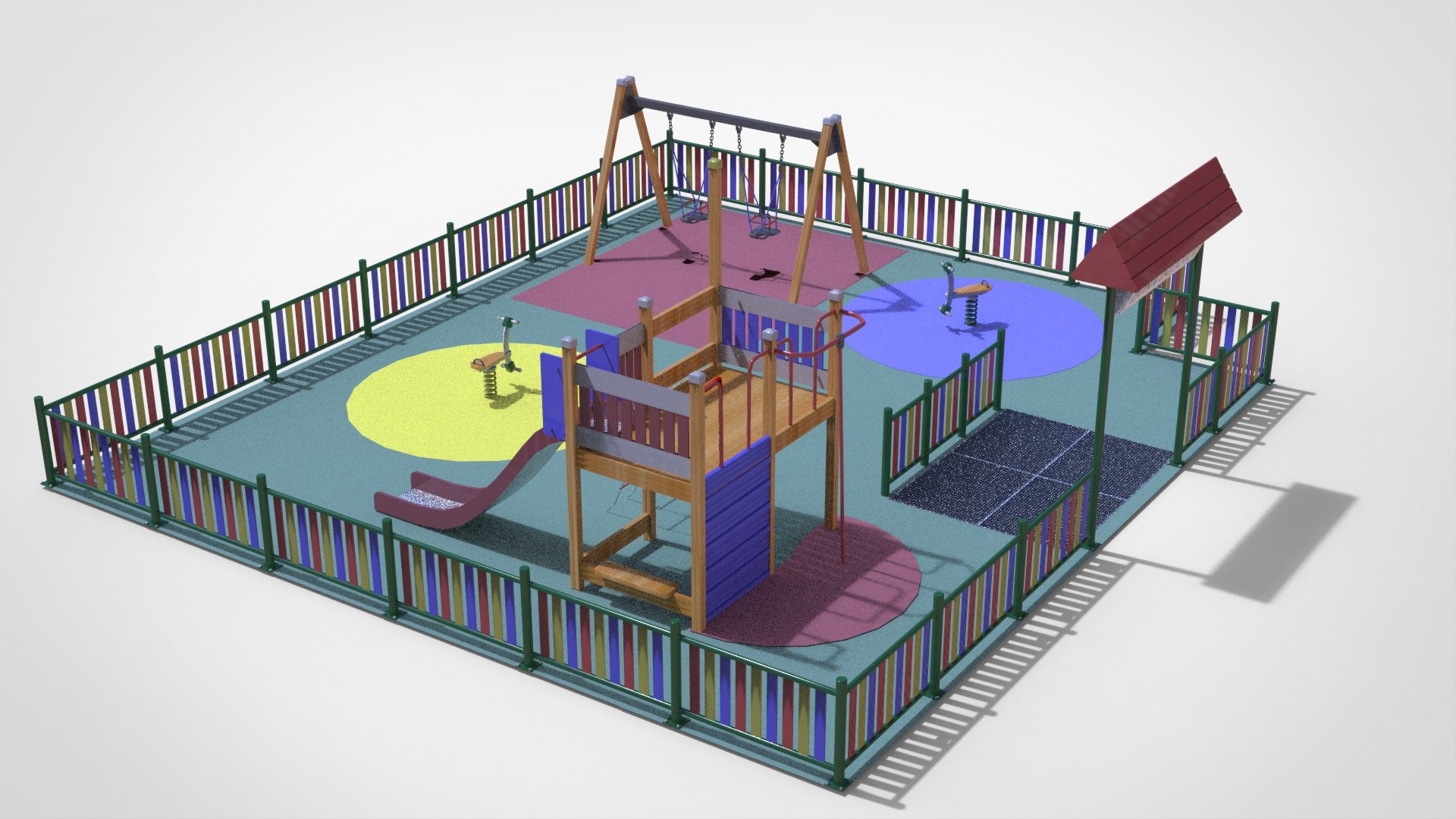 3d playground set
