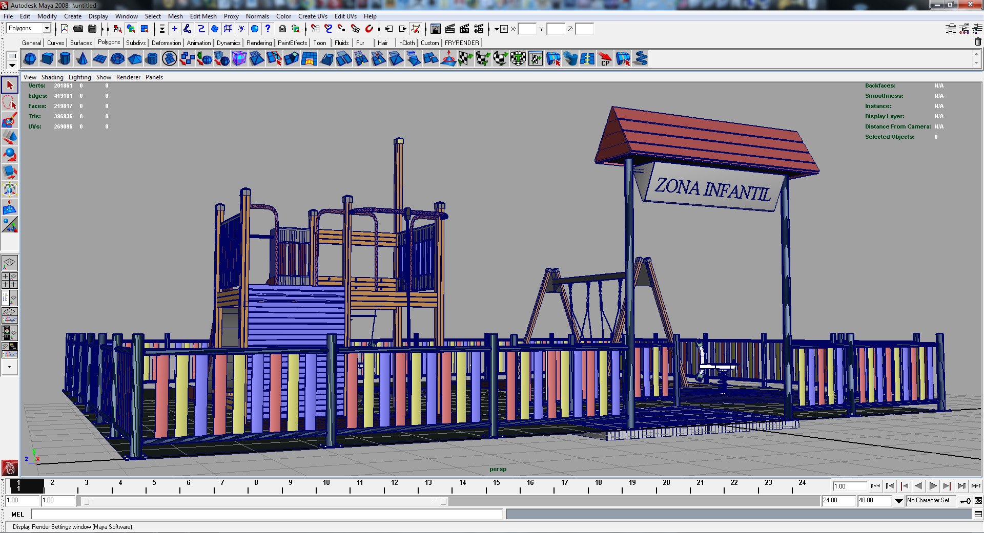 3d playground set