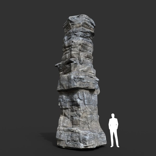 Stone rock 3D model - TurboSquid 1577651