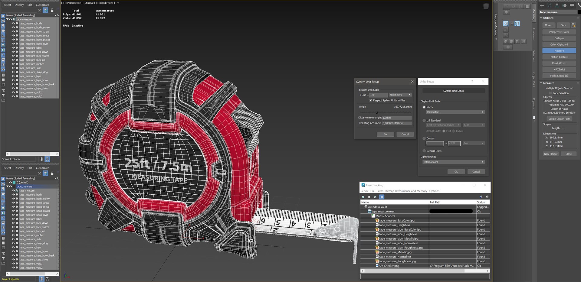 3D Tape Measure - TurboSquid 2108844