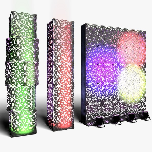 modelo 3d Stage Decor 10 - Modular Wall Column - TurboSquid 2063467