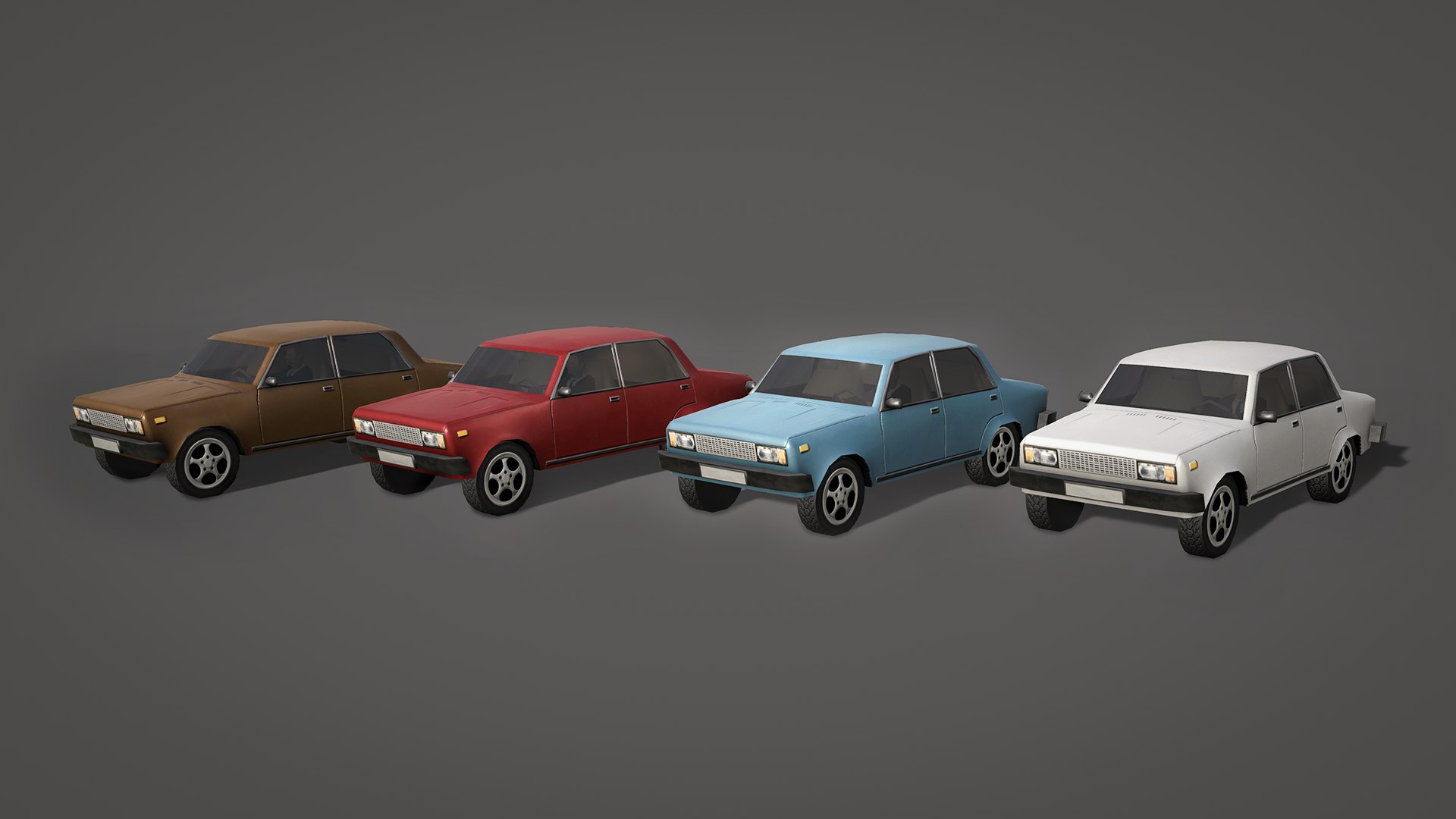Traffic Cars - Pack 1 3D Model - TurboSquid 1717477